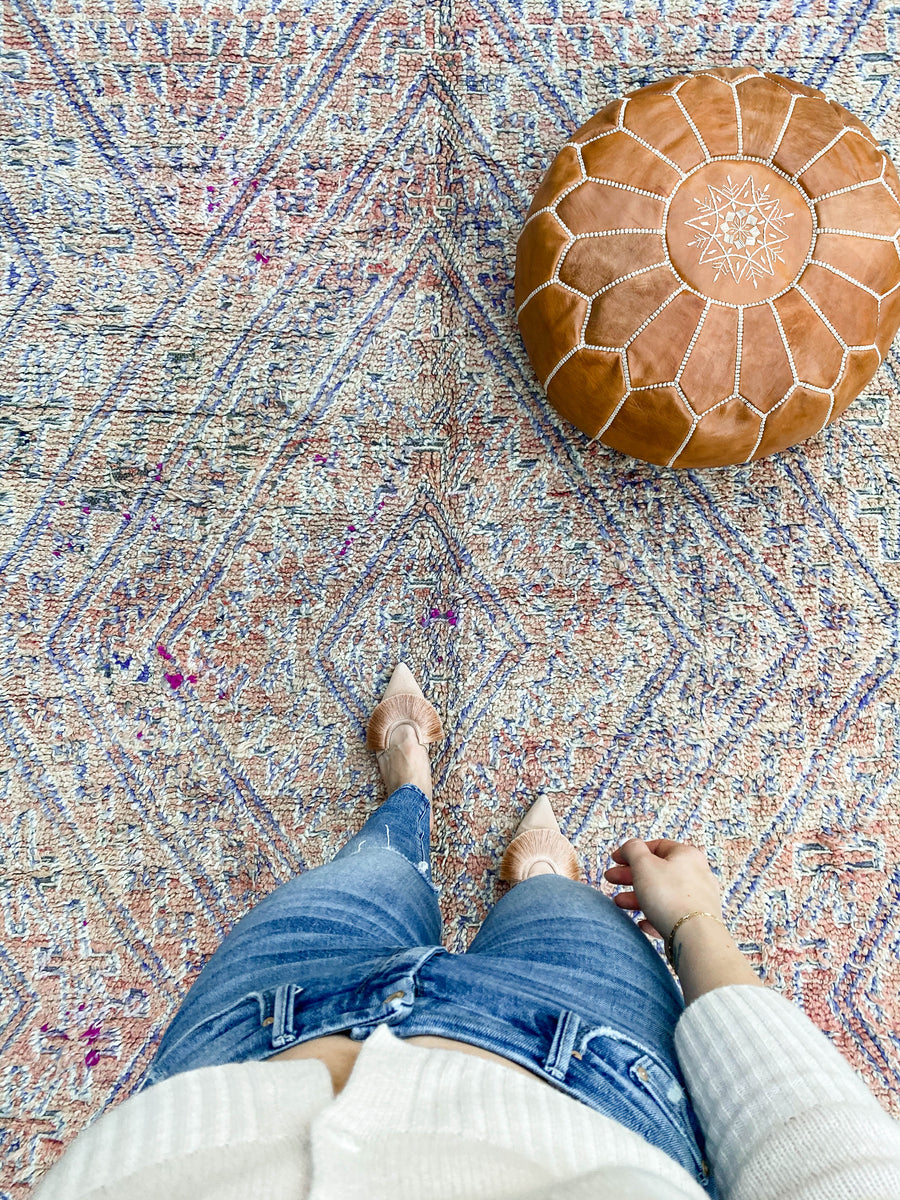 Crystal Vintage Berber Rug – SOUKi RATHMAN